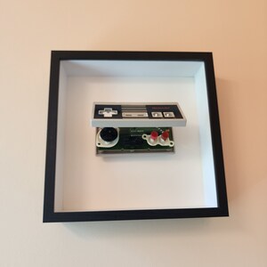 Exploded View Nintendo NES Controller With Frame, Disassemble Art ...