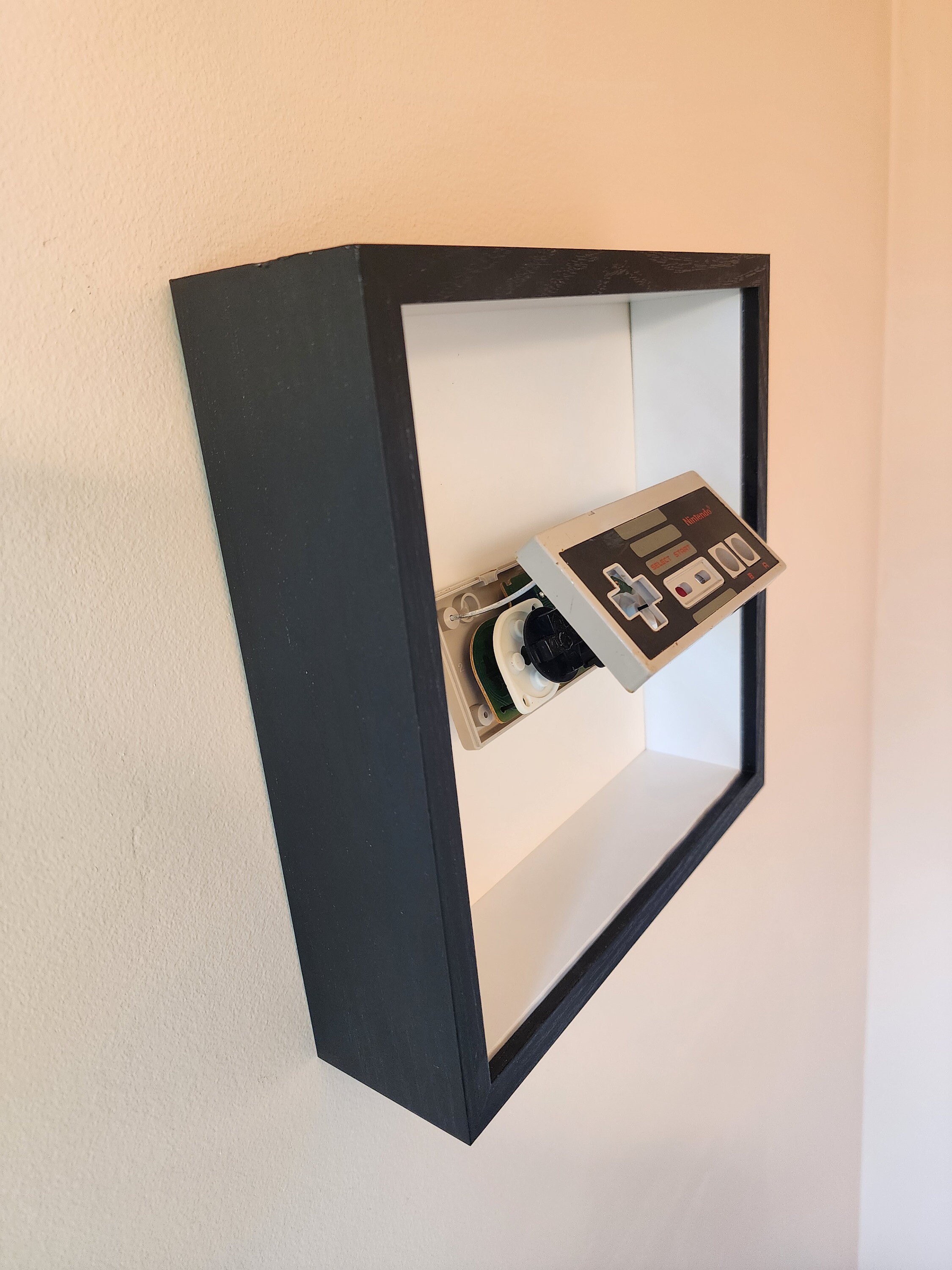 Exploded View Nintendo NES Controller With Frame, Disassemble Art ...