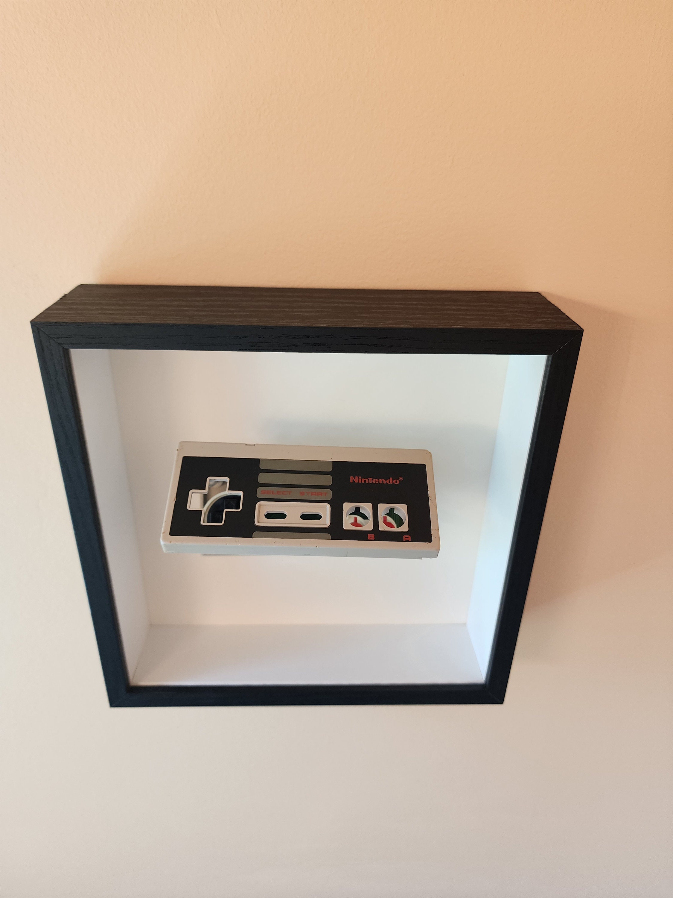 Exploded View Nintendo NES Controller With Frame, Disassemble Art ...