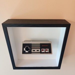 Exploded View Nintendo NES Controller With Frame, Disassemble Art ...