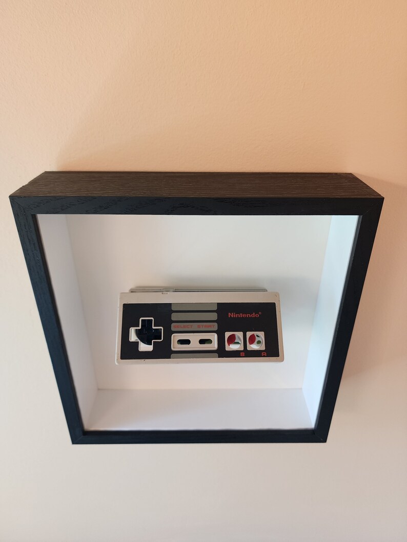 Exploded View Nintendo NES Controller With Frame, Disassemble Art ...