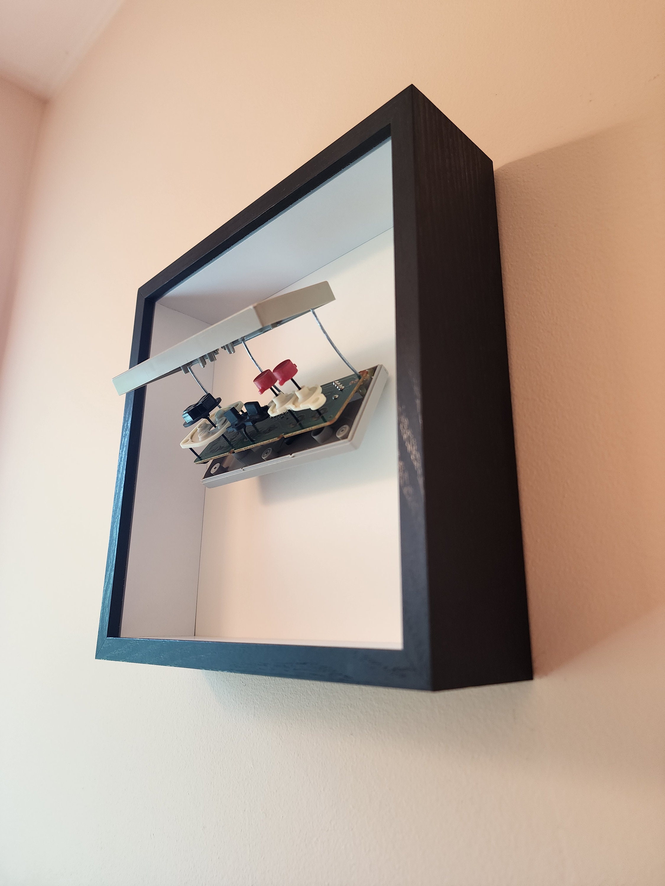 Exploded View Nintendo NES Controller With Frame, Disassemble Art ...