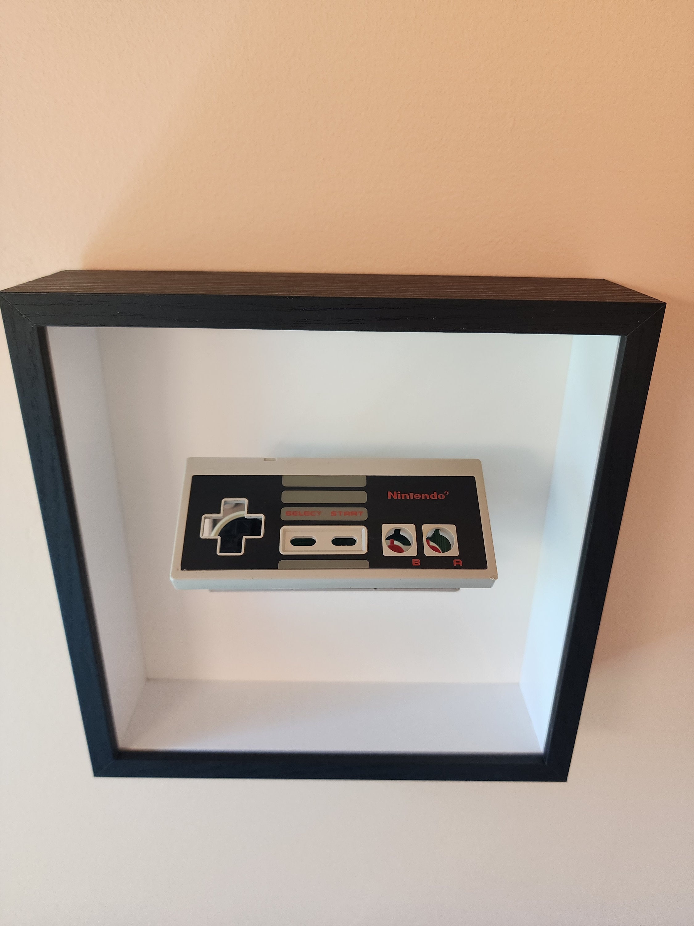 Exploded View Nintendo NES Controller With Frame, Disassemble Art ...