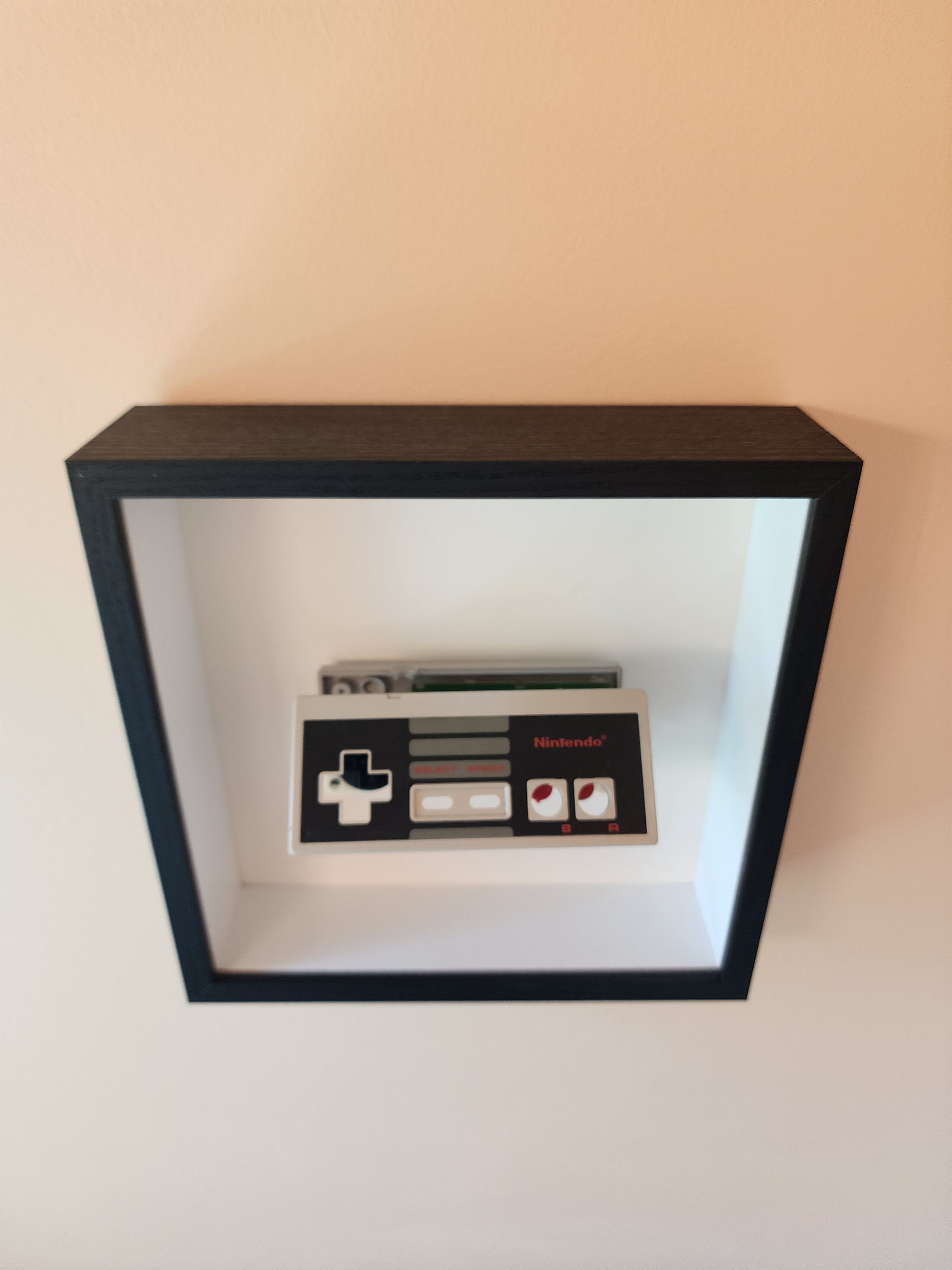 Exploded View Nintendo NES Controller With Frame, Disassemble Art ...