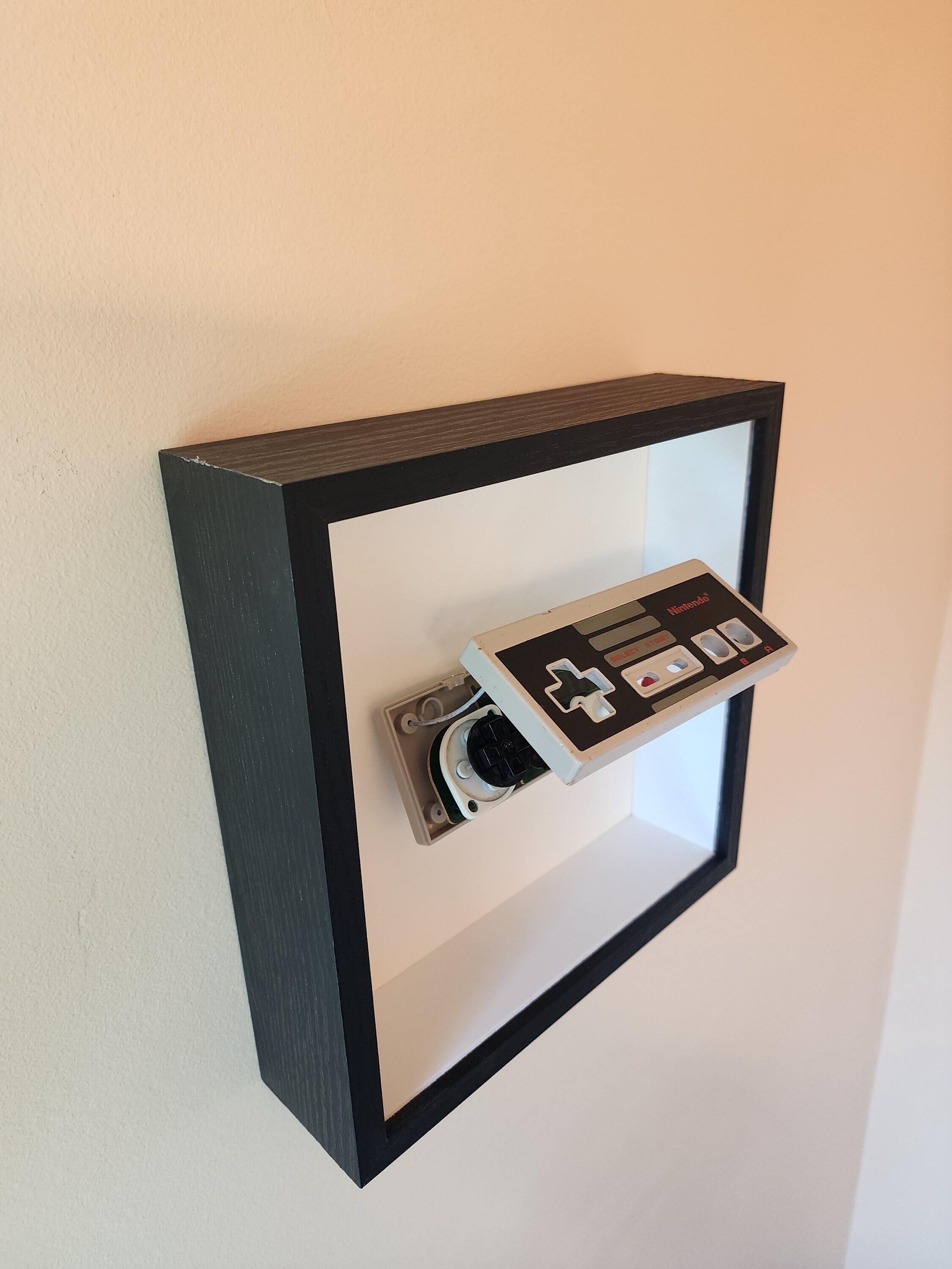 Exploded View Nintendo NES Controller With Frame, Disassemble Art ...