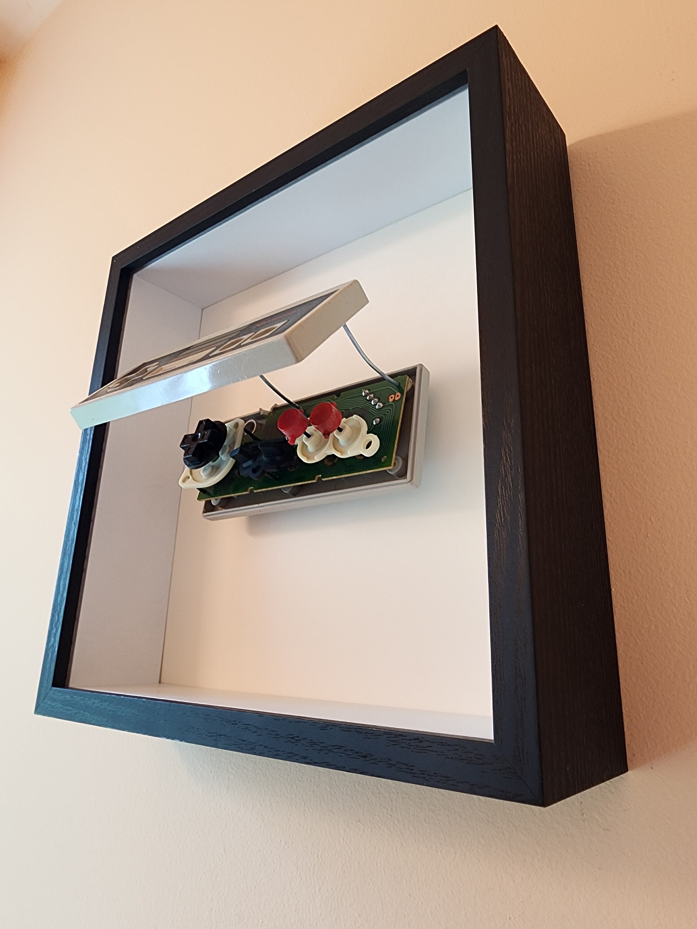 Exploded View Nintendo NES Controller With Frame, Disassemble Art ...