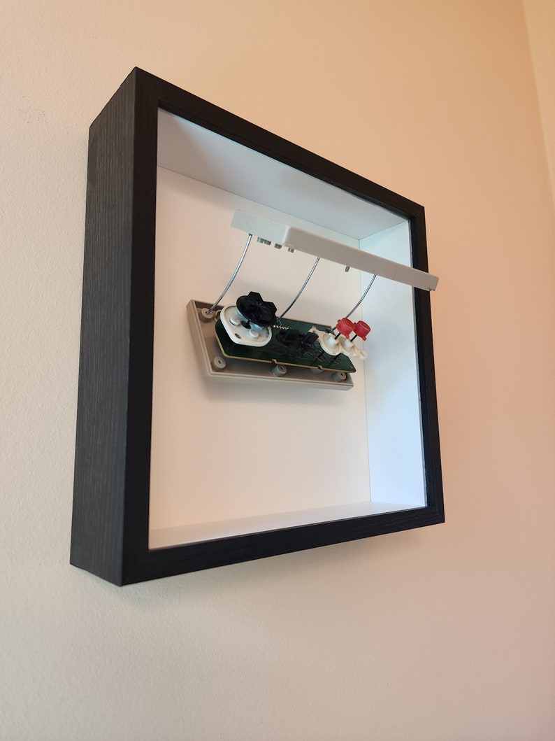 Exploded View Nintendo NES Controller With Frame, Disassemble Art ...