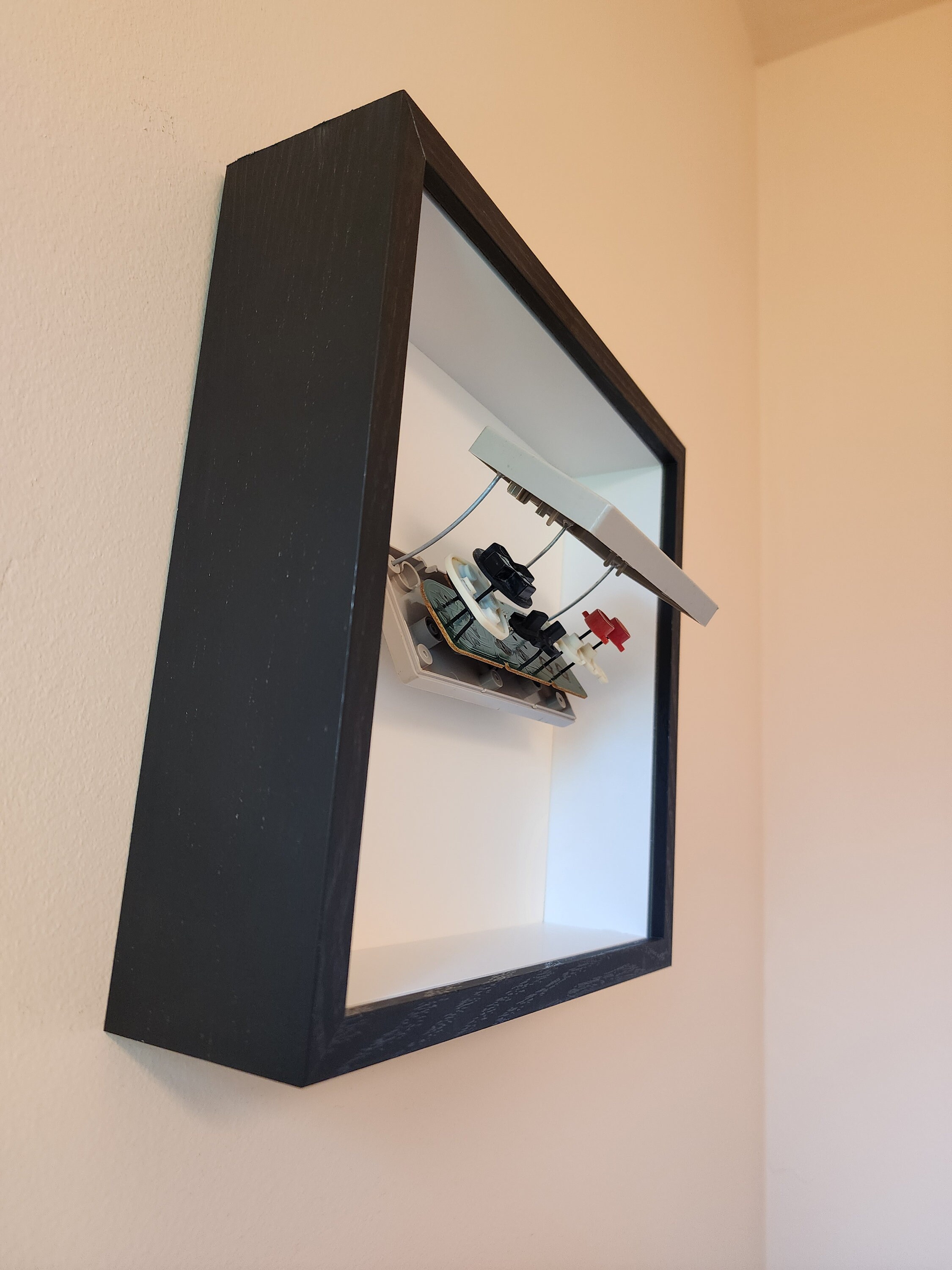 Exploded View Nintendo NES Controller With Frame, Disassemble Art ...