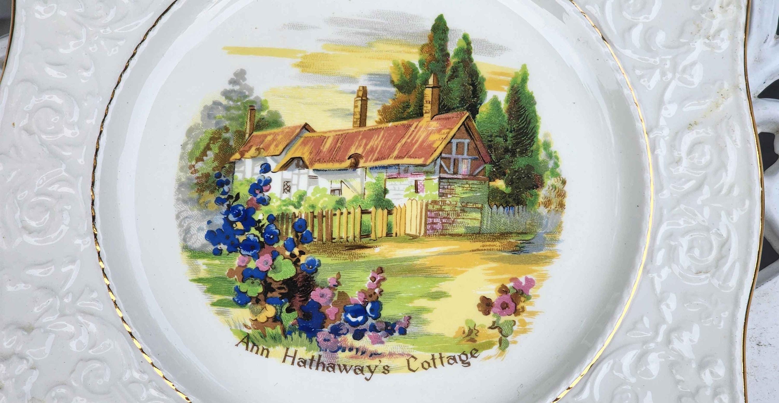 1950s Royal Winton Grimwades Made in England Anne Hathaway's Cottage ...