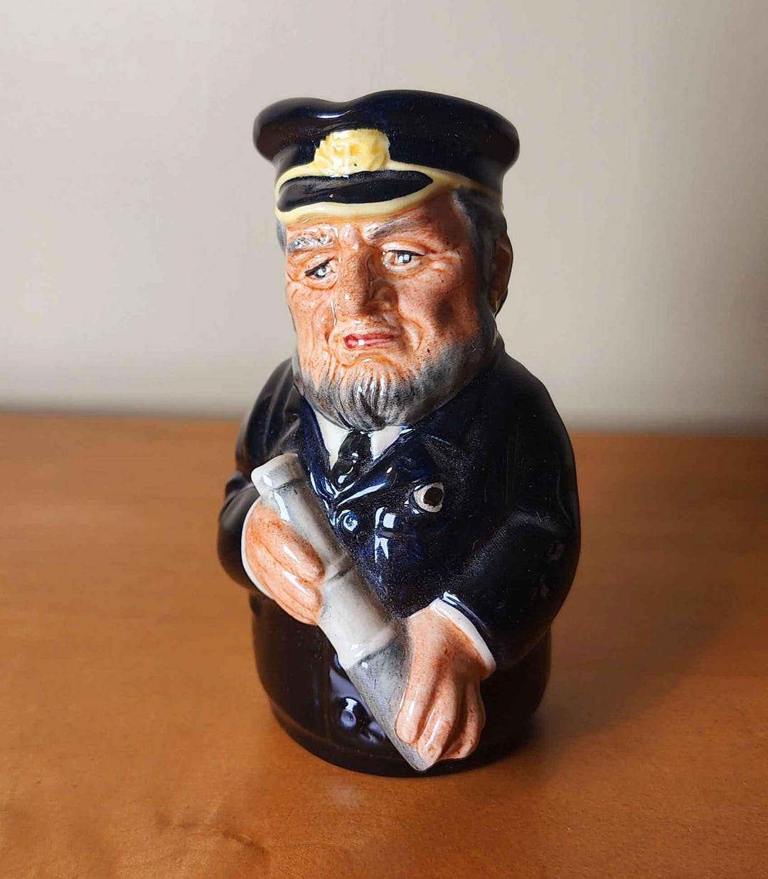 Royal Doulton Toby Figurine Capt. Salt, the Sea Captain Doultonville ...