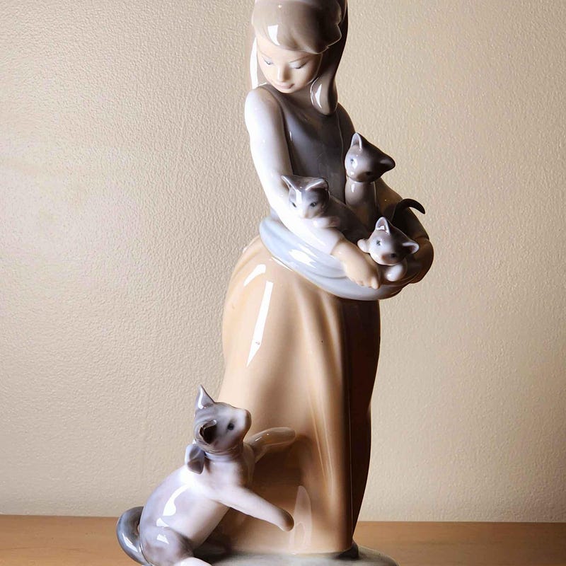Lladro Cat - Etsy