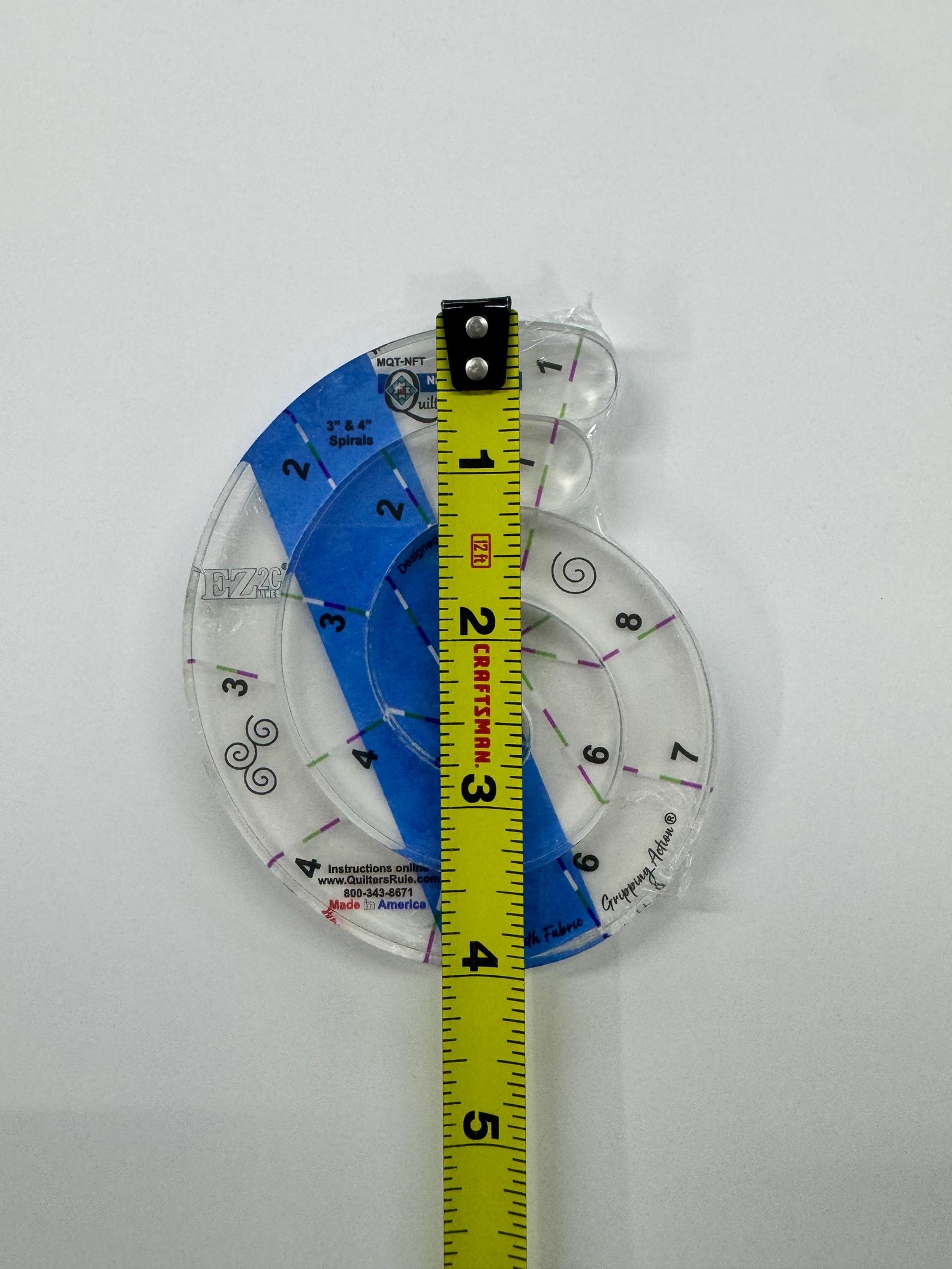 Nautilus Feather Quilting Tool | Spiral Quilting Ruler | Sewing ...