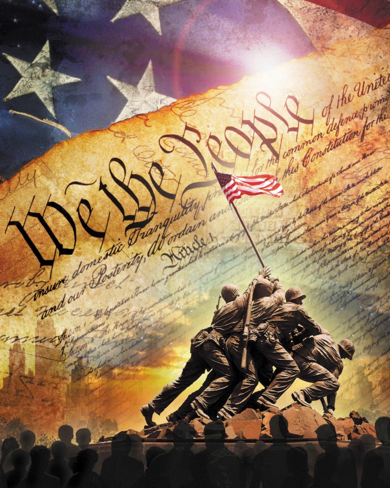 Constitution Fabric Panel | American Flag Quilt Panel | Military Panel ...