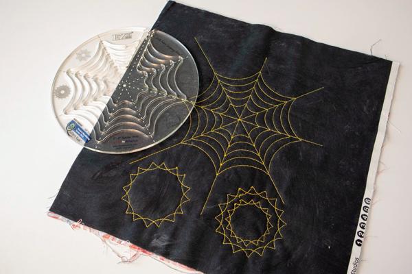 Spider Web Quilting Template: Halloween Quilting Ruler - Etsy