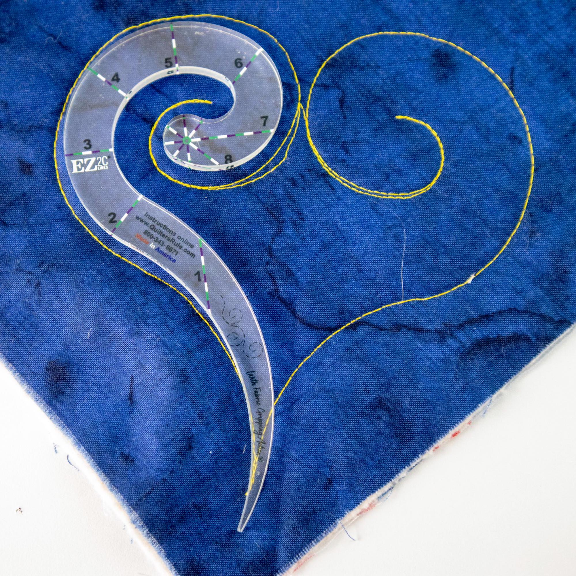 Nautilus Spiral Template Set | Quilting Ruler Set | Rulerwork Set - Etsy