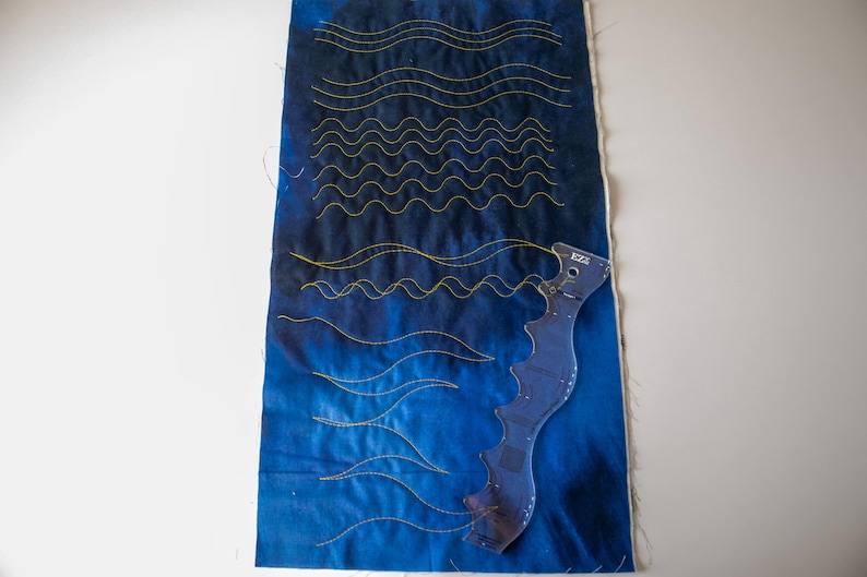 Squiggle Tool Quilting Ruler | Wave Pattern Template | Rulerwork ...