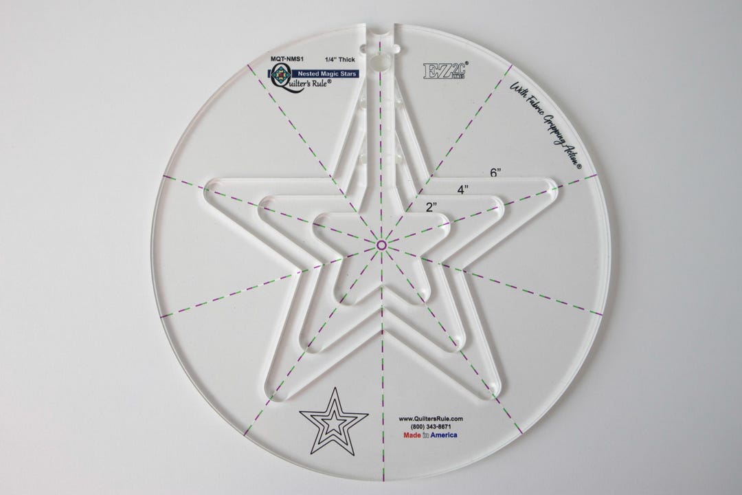 Nested Magic Stars Quilting Ruler - Etsy