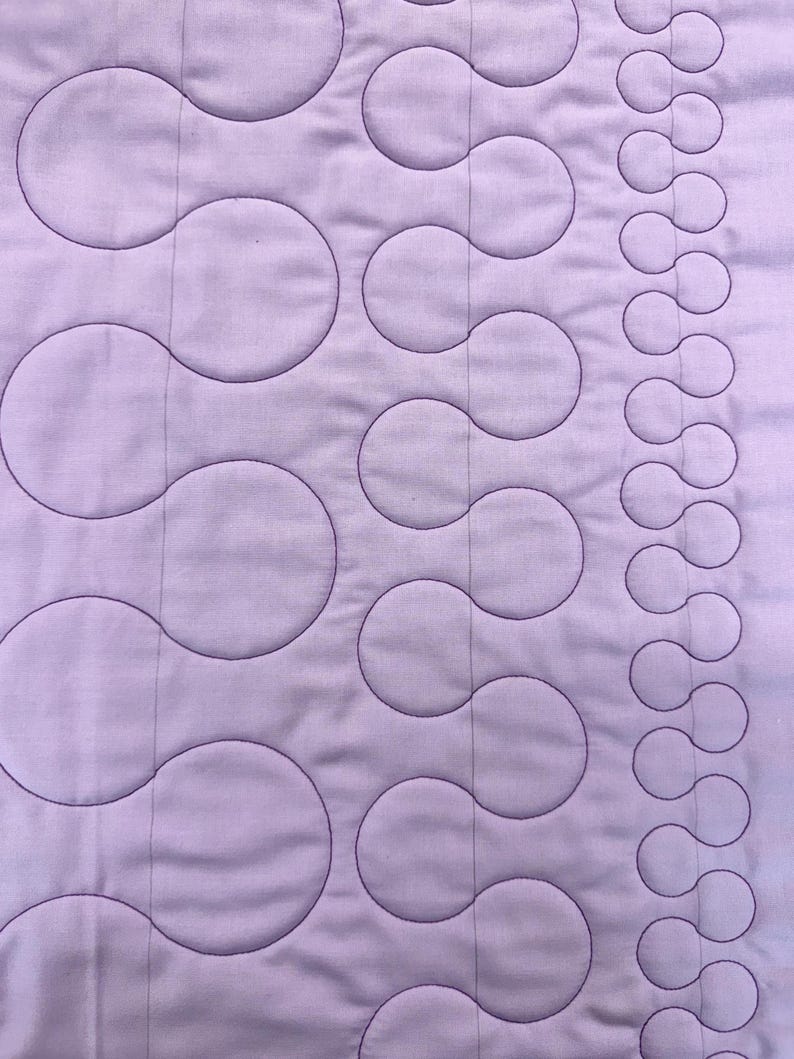 Nested Mini Circles Quilting Template | Quilting Ruler | Rulerwork - Etsy