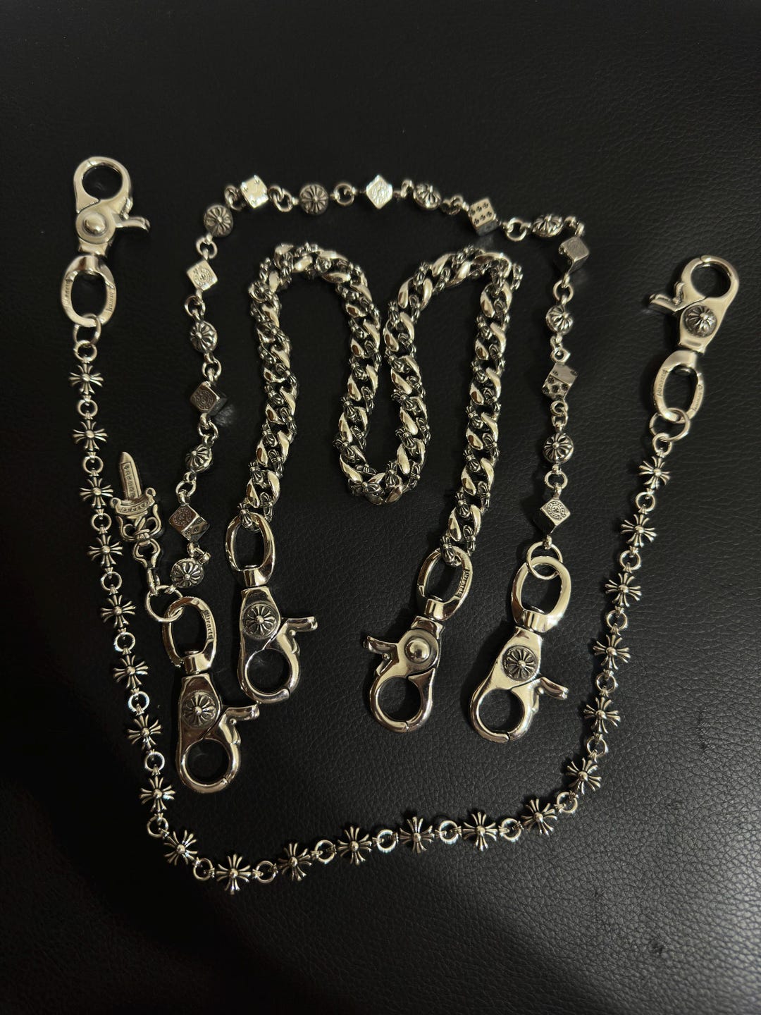 Chrome Hearts Dice Wallet Chain,gothic Wallet Chain,cute Wallet Chain ...