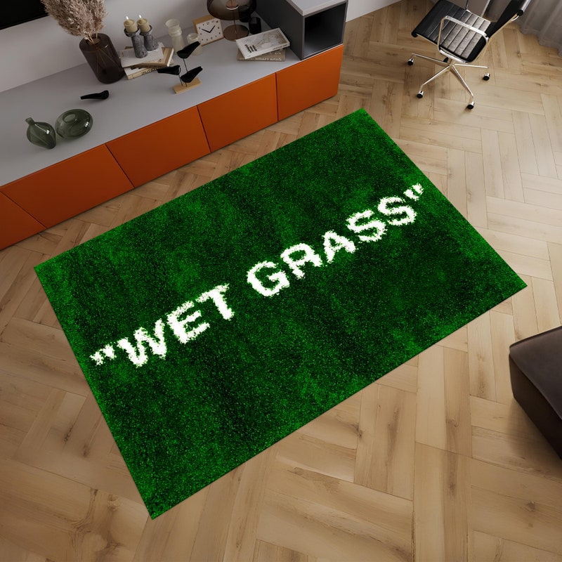 Wet Grass Rug - Etsy