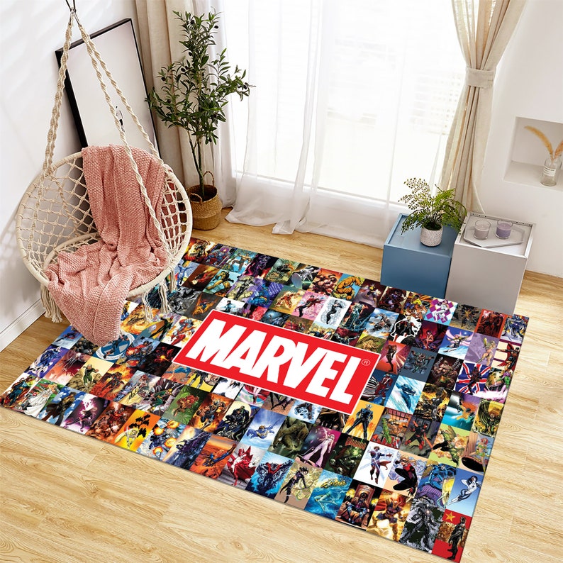 Marvel Characters Rug, Avengers Rug,superheros Rug,fantastic Rug,movie ...