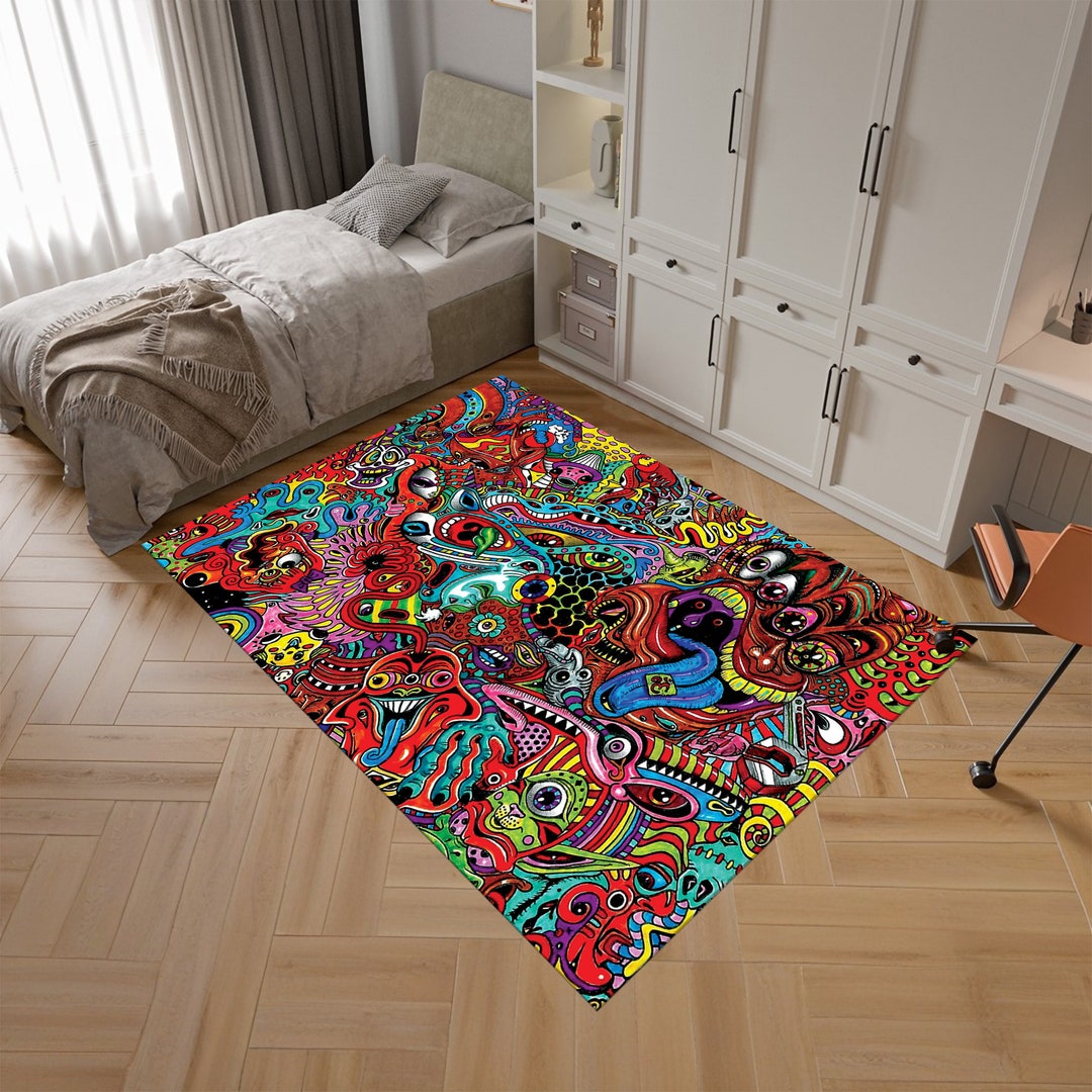 Complex Rug,monster Rug,colorful Rug,gothic Rug,cool Rugs,popular Rug ...