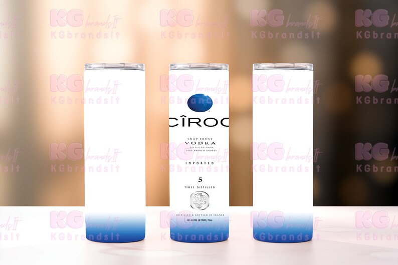 Ciroc Vodka Tumbler Wraps Png Vodka Tumbler Wraps X5 PNG - Etsy