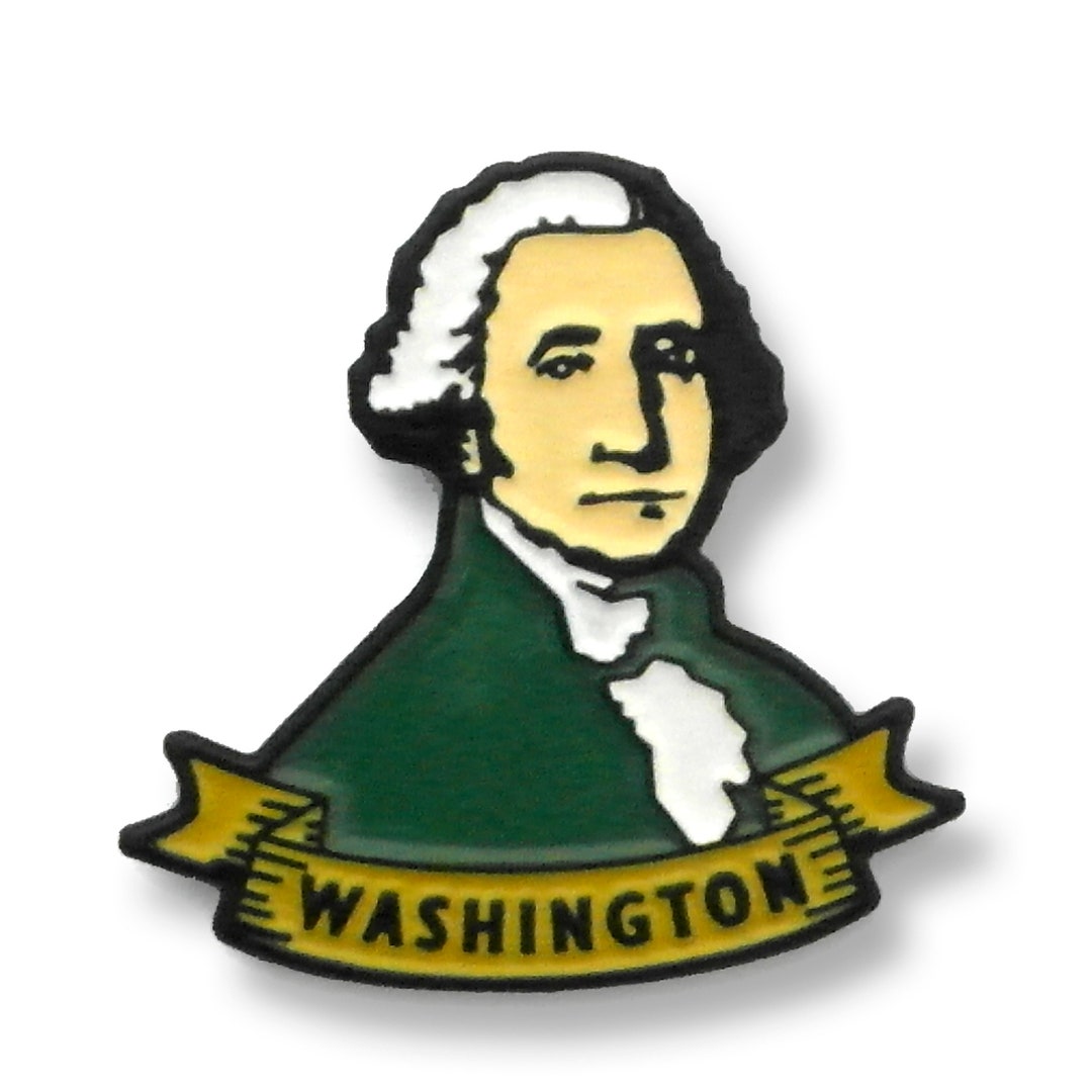 George Washington Enamel Pin - the First President - Etsy
