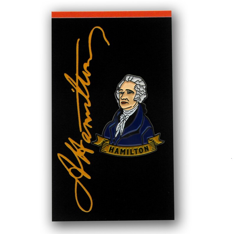 Alexander Hamilton Enamel Pin - Etsy