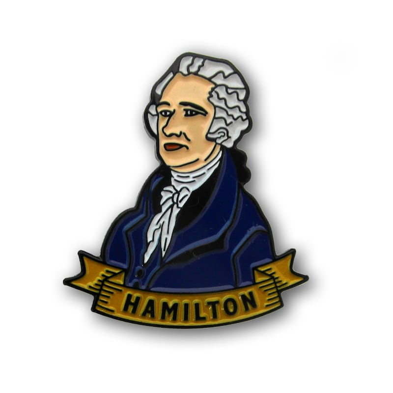 Hamilton Enamel Pin - Etsy