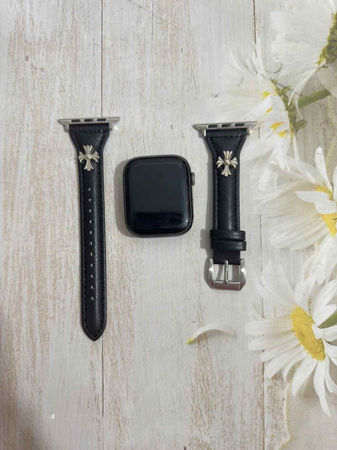 Cross Watch Band Wrist Watch,gothic Wrist Band,leather Wrist Watch ...