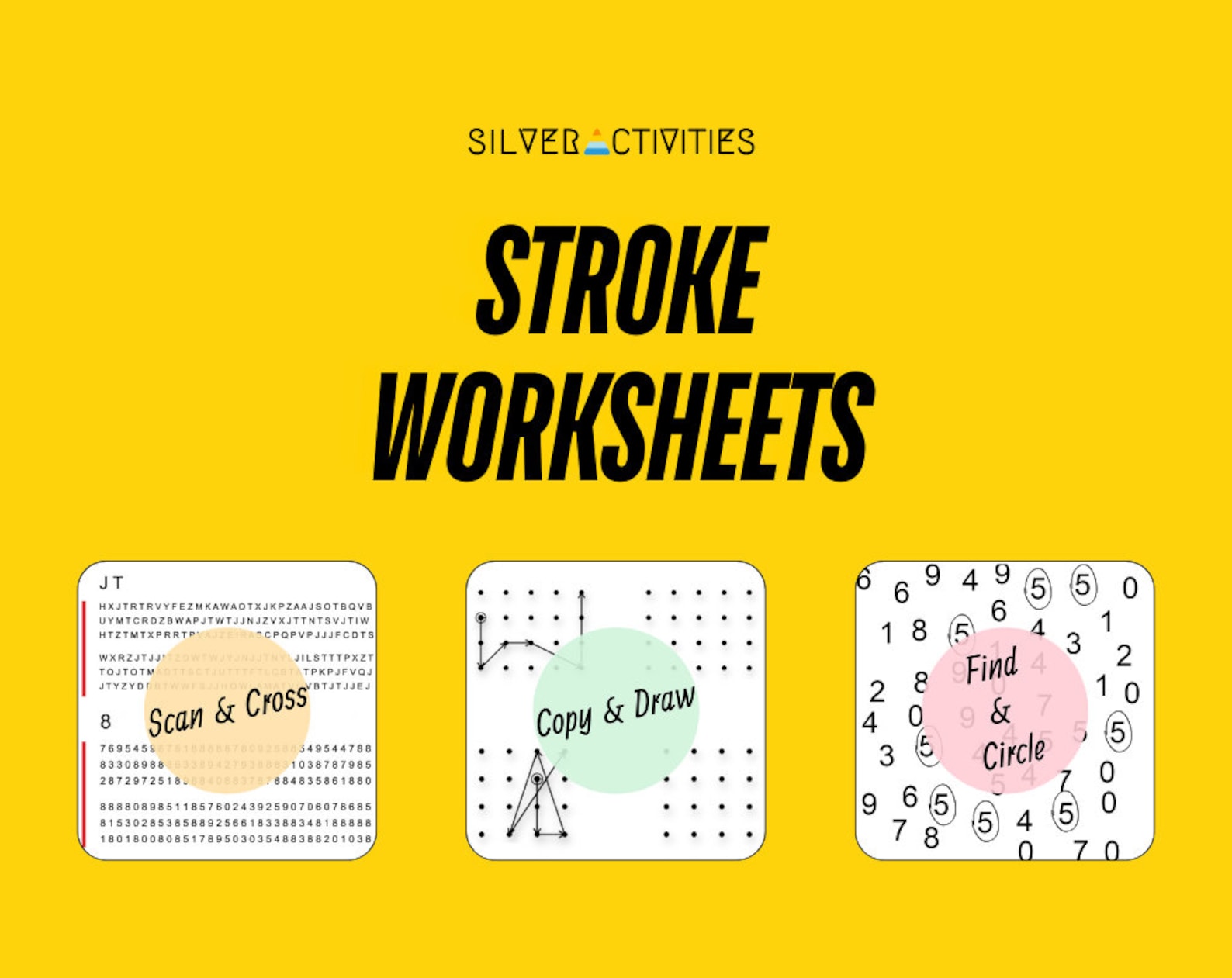 Cognitive Worksheets for Stroke Patients/printable Stroke Activities ...