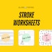 Cognitive Worksheets for Stroke Patients/printable Stroke Activities ...