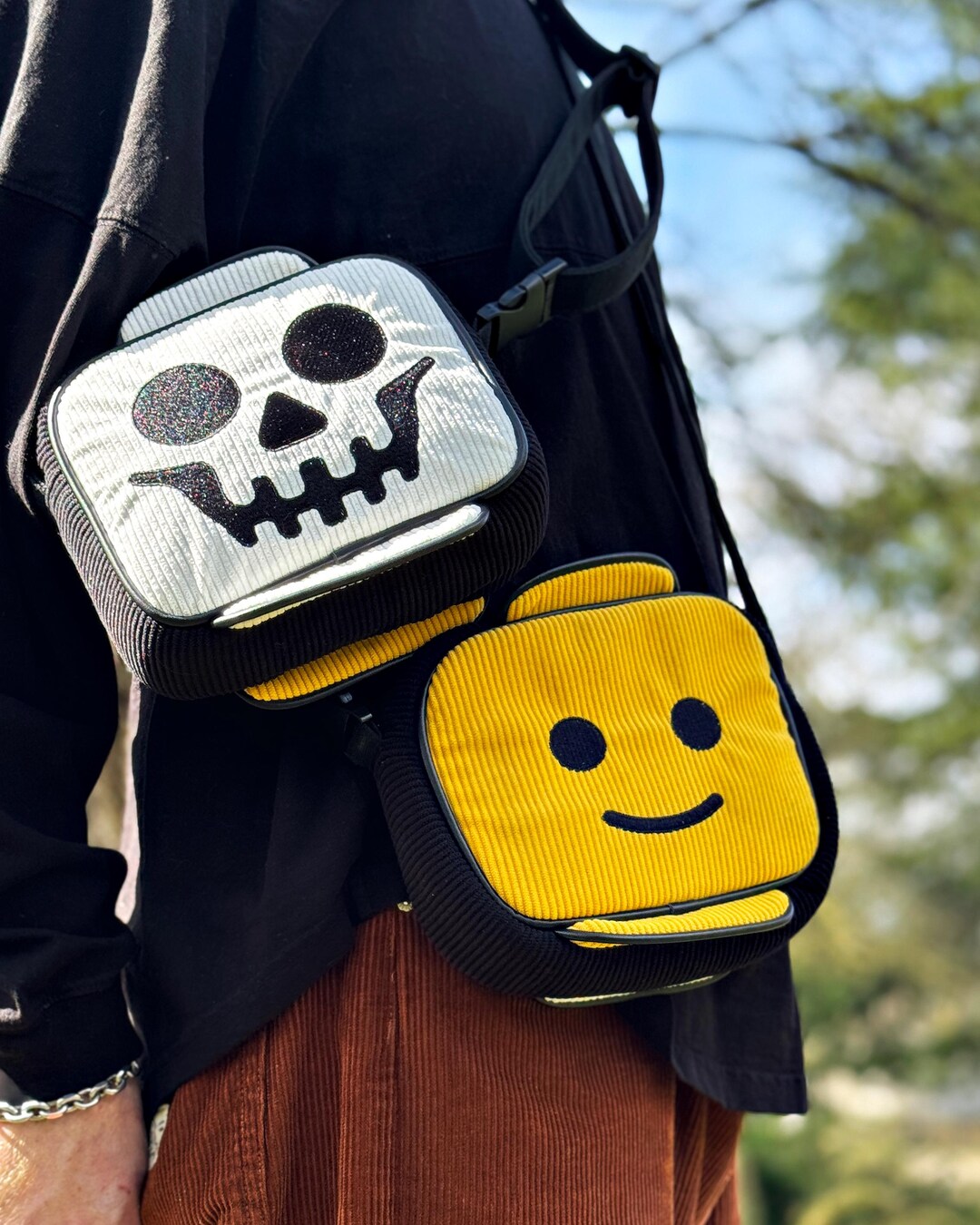 Reversible Lego-inspired Crossbody Bag - Etsy