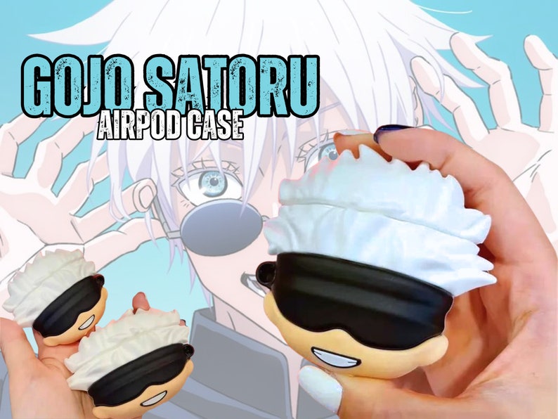 Cute Kawaii Gojo Satoru Case for Apple Air Pods 1 2 3 & Pro 2 Case - Etsy