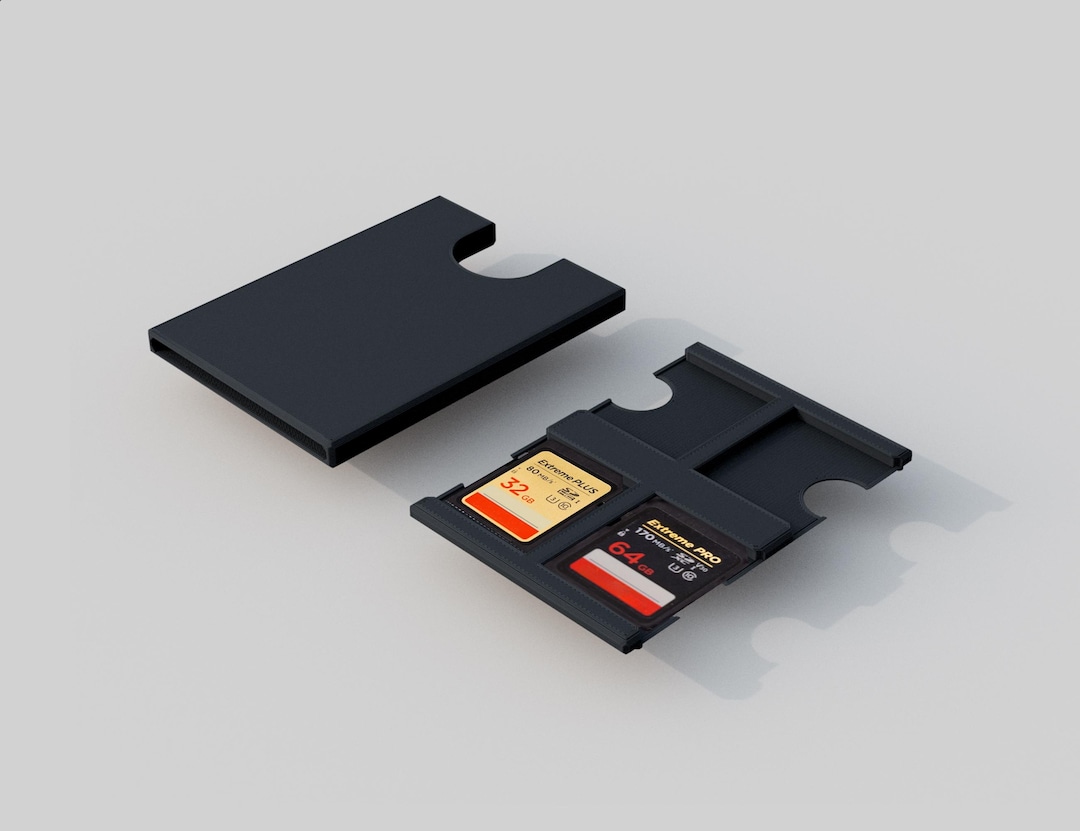 Slim SD Card Case 3D Printed: Organise and Protect Your Memory Cards - Etsy