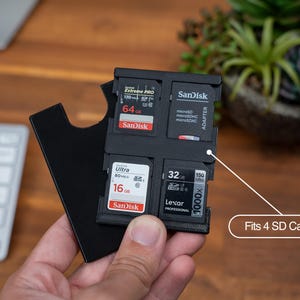 Slim SD Card Case 3D Printed: Organise and Protect Your Memory Cards - Etsy