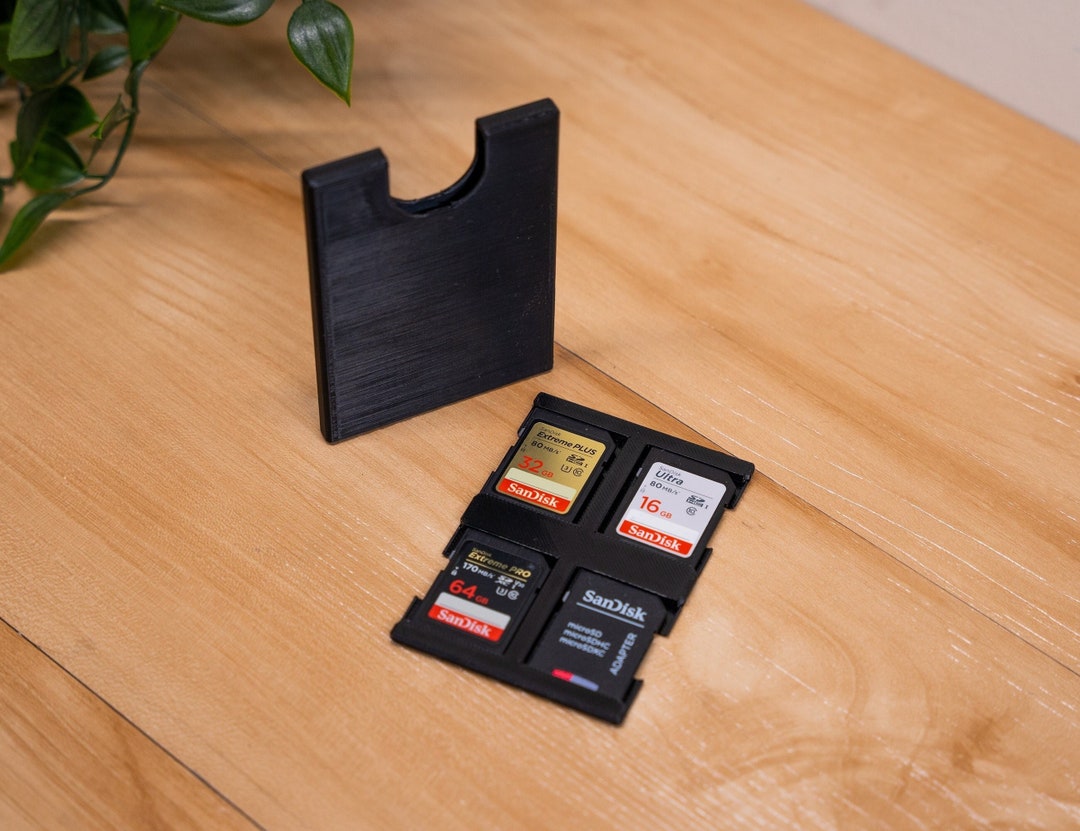 Slim SD Card Case 3D Printed: Organise and Protect Your Memory Cards - Etsy