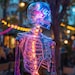 Neon Skeleton - Etsy