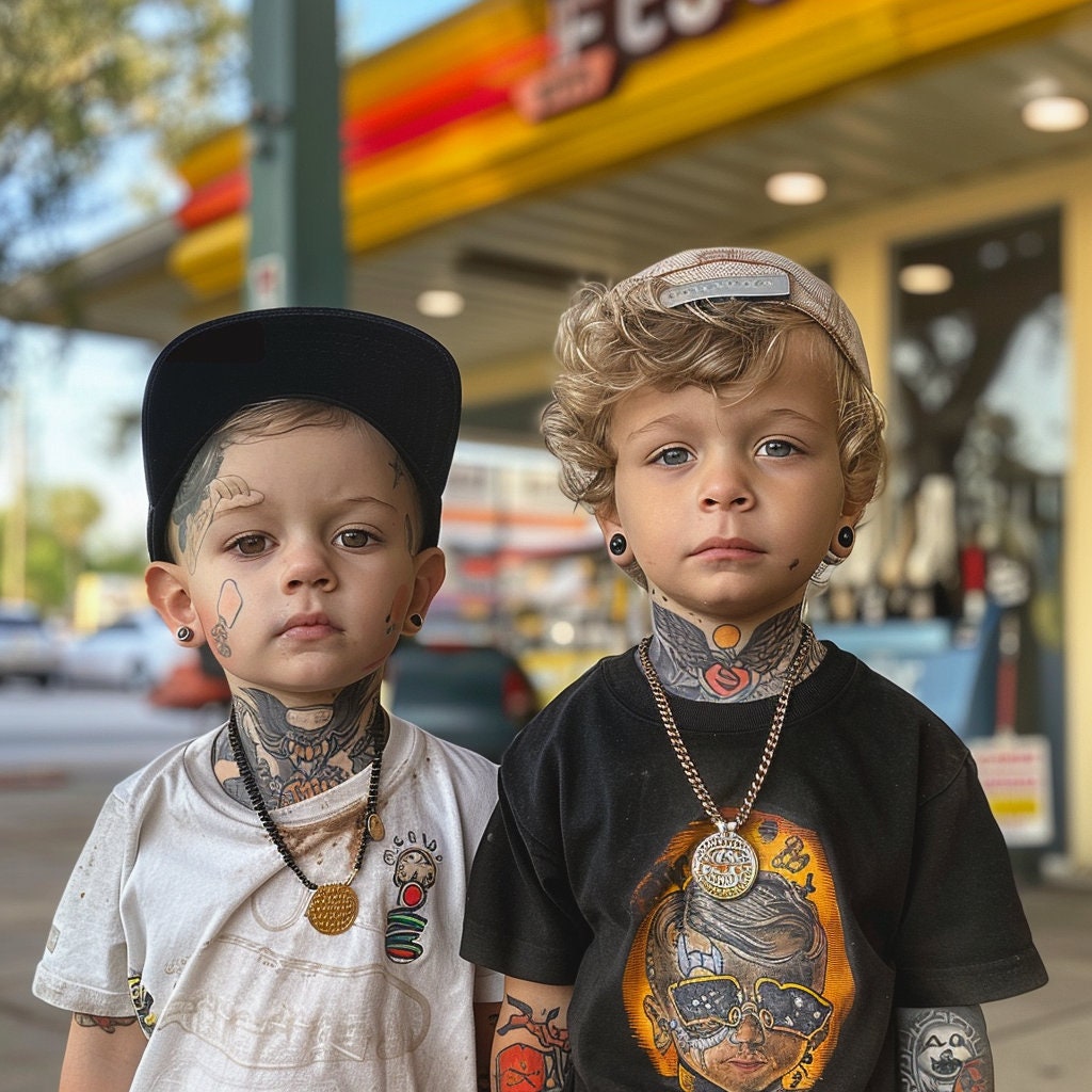 Kids With Tattoos - Etsy