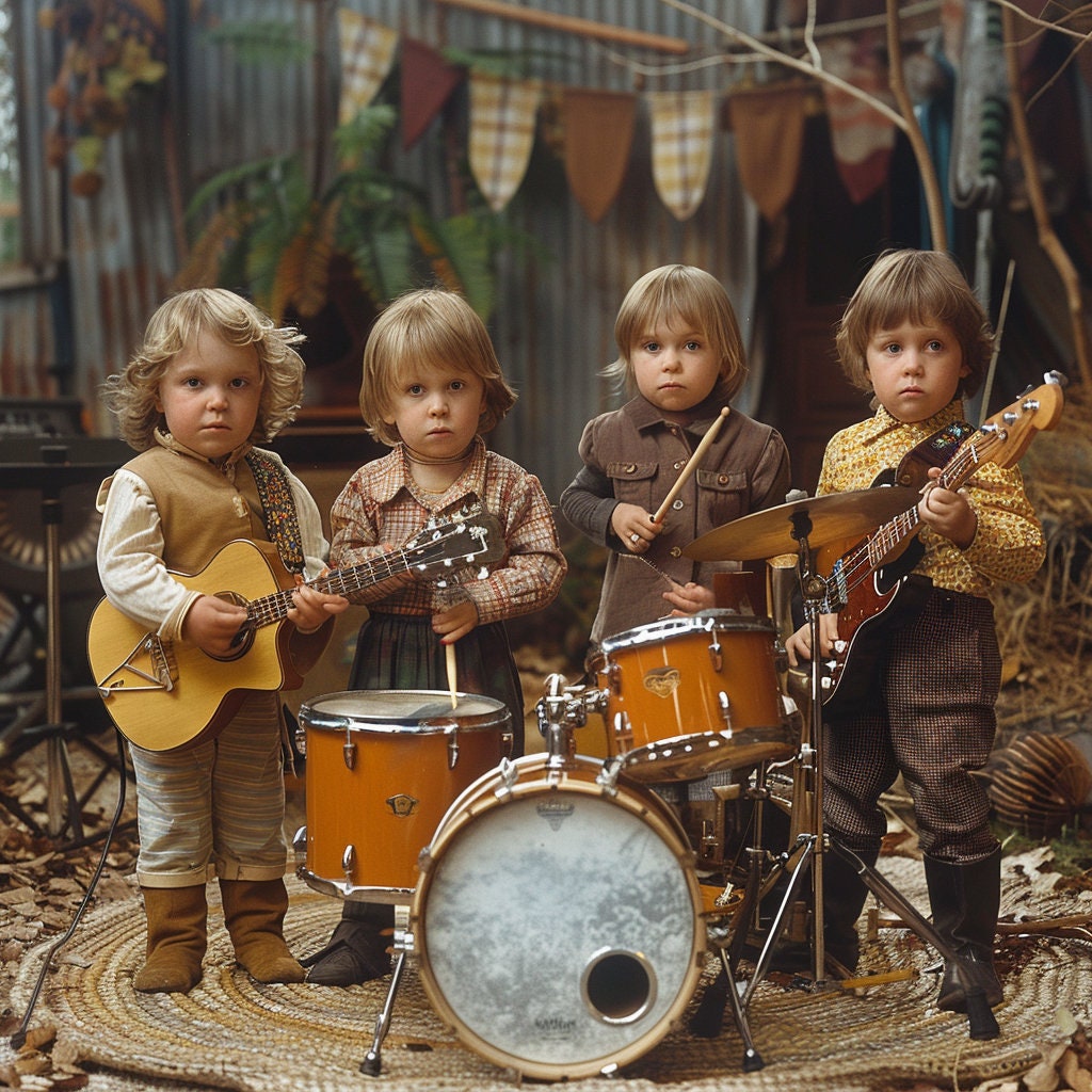 Kids 1970s Band - Etsy