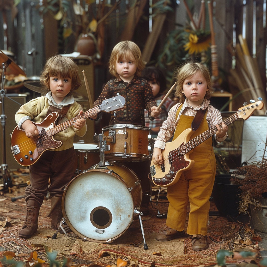 Kids 1970s Band - Etsy