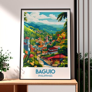Baguio Philippines Poster: Travel Art Print - Etsy