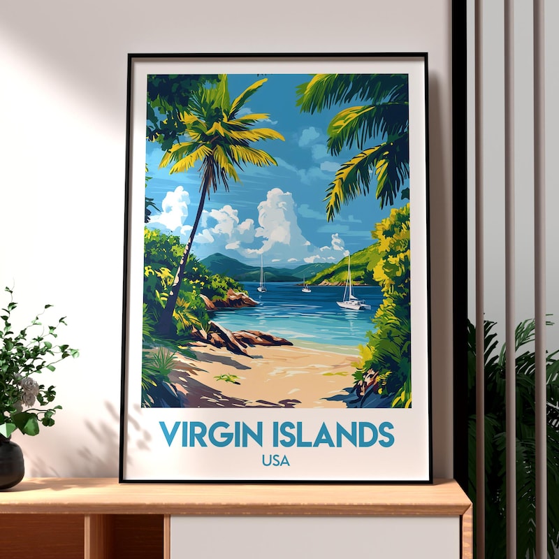 St John Island Wall Art - Etsy UK