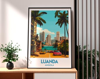 Luanda Angola City Print - Etsy