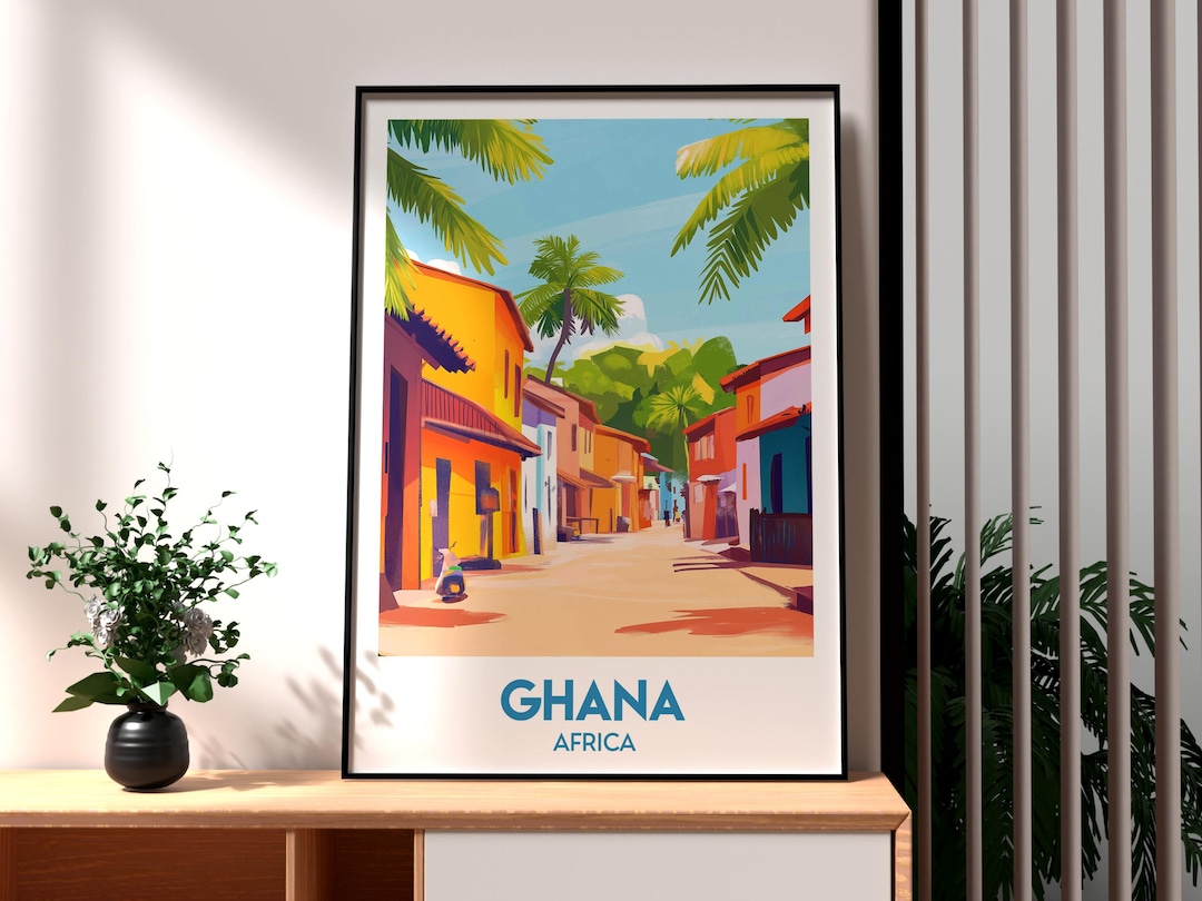 Accra Ghana Travel Poster: Africa City Art Print - Etsy UK
