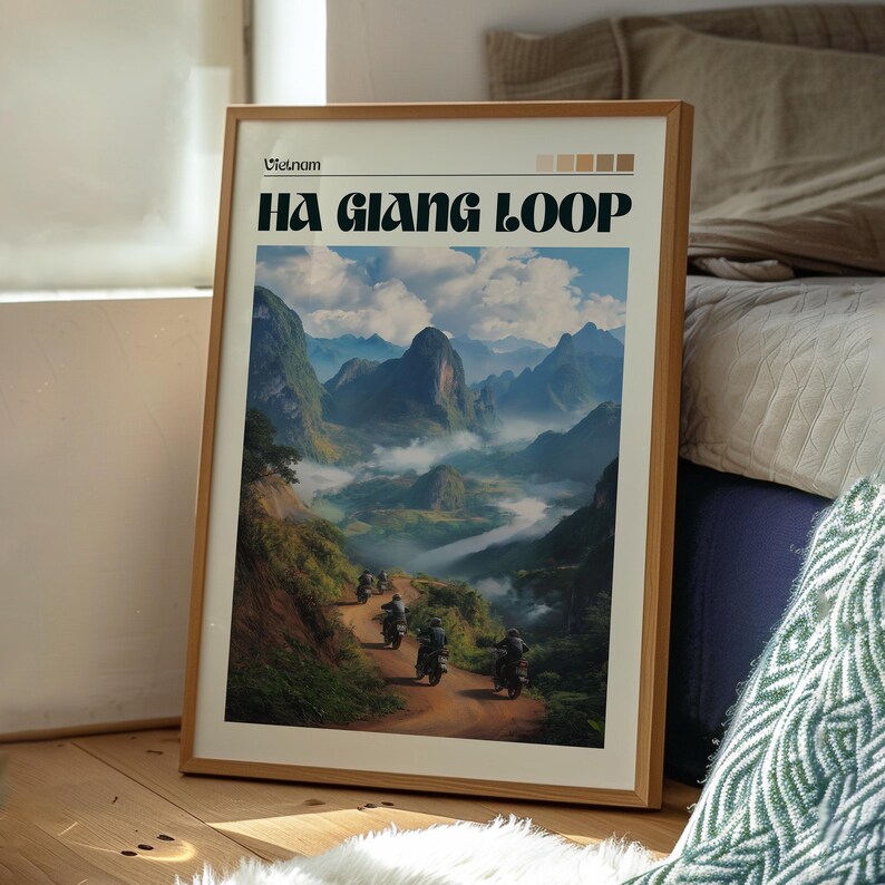 Ha Giang Loop Vietnam Print: Travel Wall Art Poster - Etsy