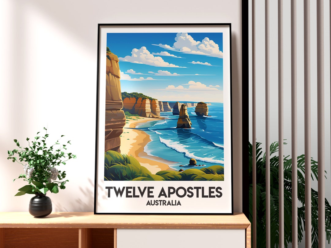 Twelve Apostles Poster Twelve Apostles Wall Art Australia Poster ...