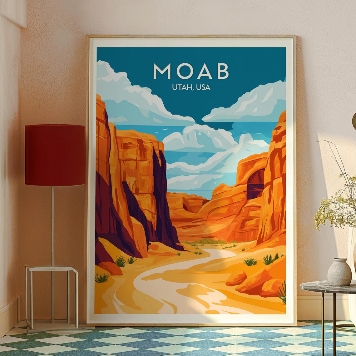 Moab Utah National Park Poster: Travel Wall Art Print - Etsy