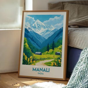 Manali Travel Print - India Wall Art - India Art - Manali Poster ...